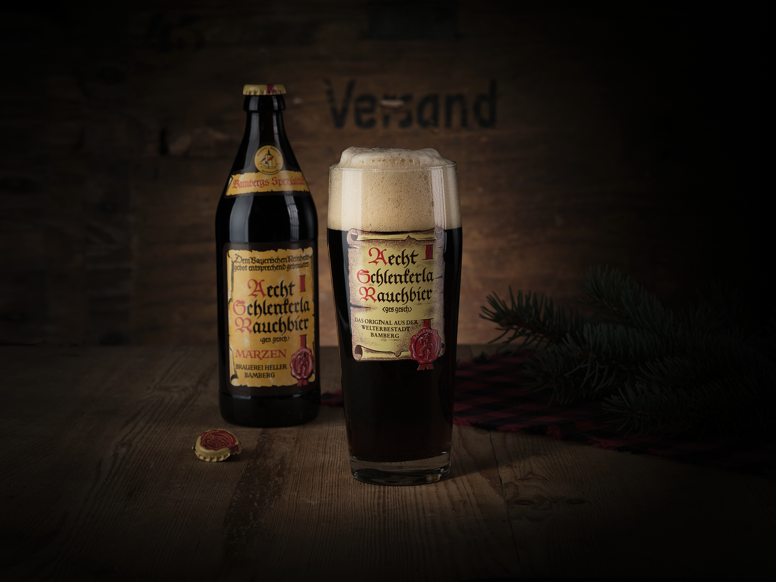 Original Schlenkerla Smokebeer: Pictures and logos in printing quality